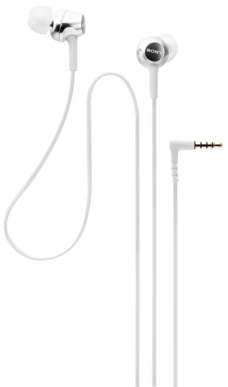 Наушники Sony MDR-EX155-W White купить | ELMIR - цена, отзывы ...