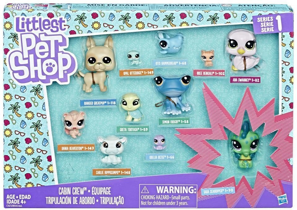 Набор фигурок Hasbro Littlest Pet Shop Lps Cruisin Pets Pack C1673 ...