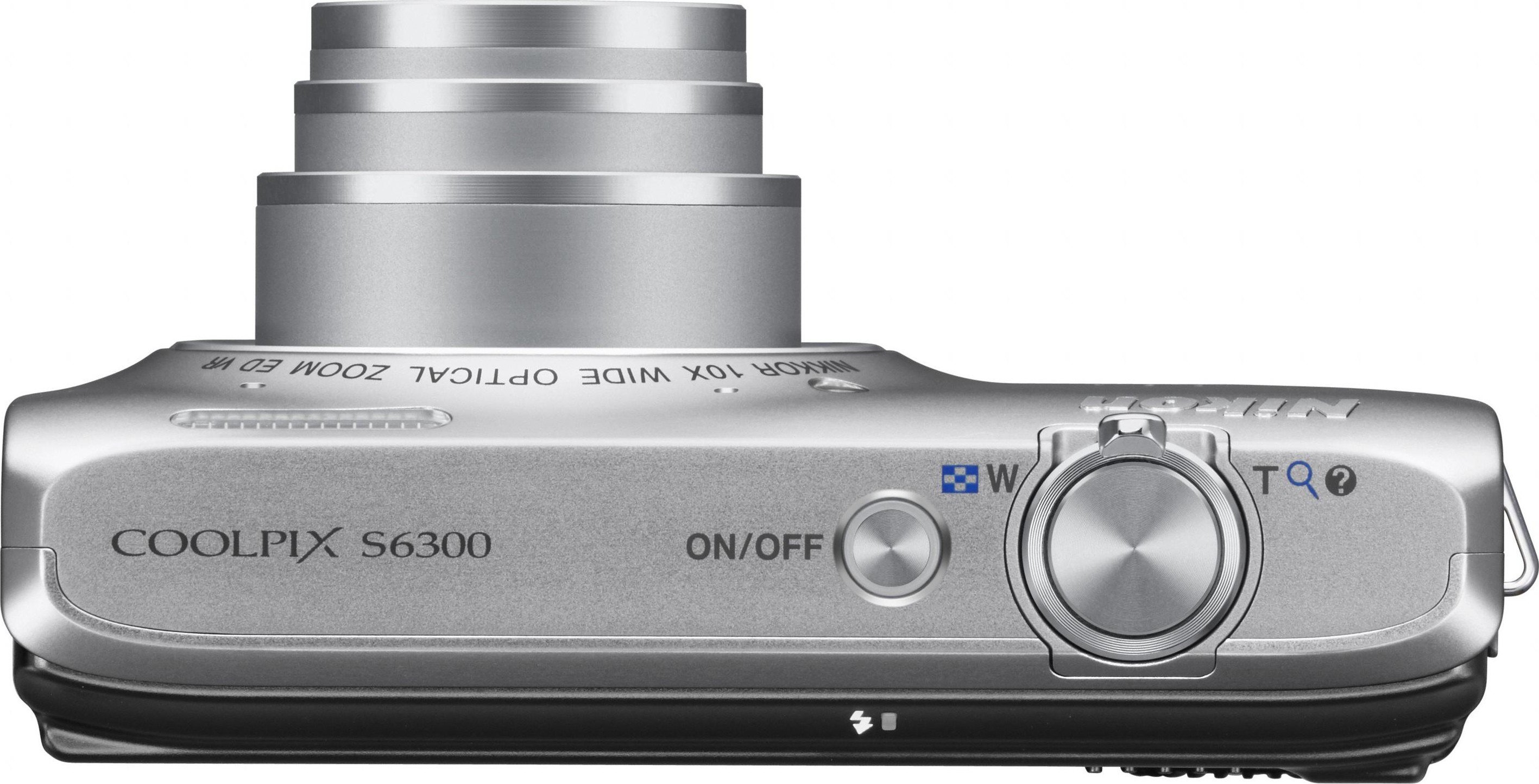 Цифровая фотокамера Nikon Coolpix S6300 Silver купить | ELMIR - цена ...