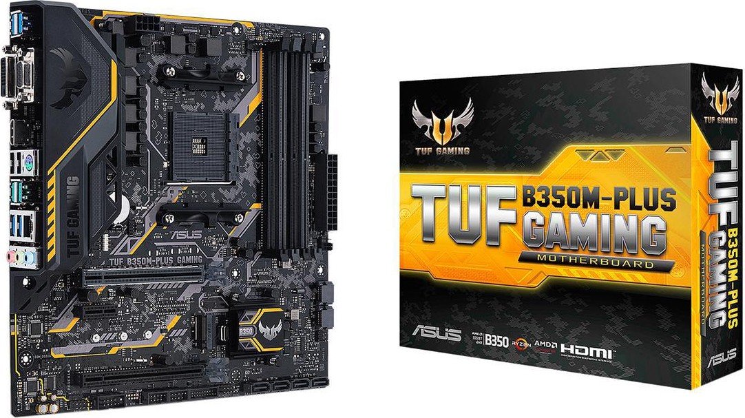 Материнская плата Asus TUF B350M-Plus Gaming s-AM4 B350 купить | Elmir ...