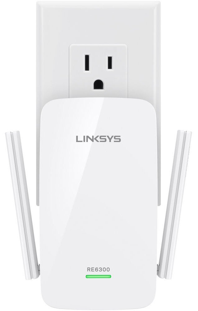 Точка доступа LinkSys AC750 Range Extender RE6300 купить | ELMIR - цена ...