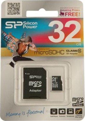 Карта памяти micro SDHC 32GB Silicon Power Class 10 (SP032GBSTH010V10-SP) купить | ELMIR - цена ...