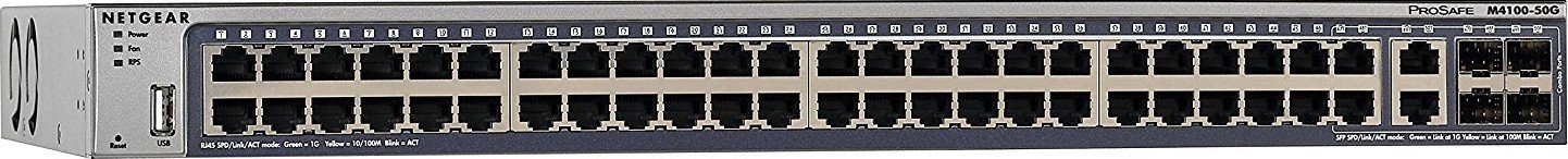 Коммутатор Netgear M4100-50G (GSM7248-200EUS) купить | ELMIR - цена ...