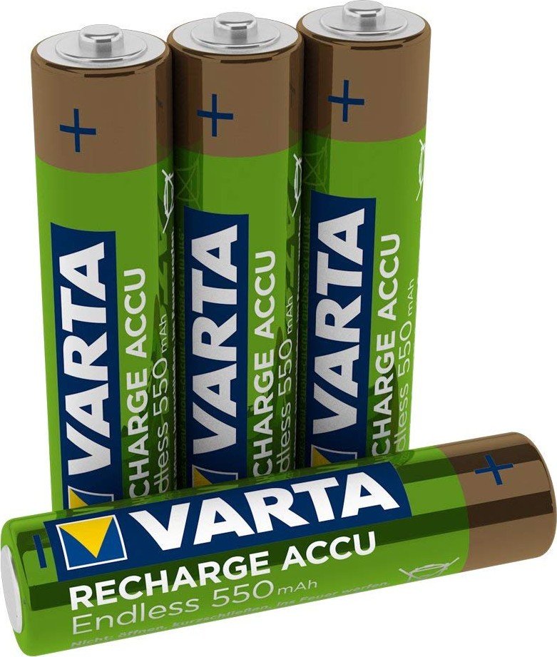 Аккумуляторы Varta Rechargeable Accu Endless AAA/HR03 NI-MH 550 mAh BL ...