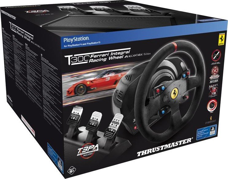 Руль Thrustmaster T300 Ferrari Integral RW Alcantara Edition (4160652 ...