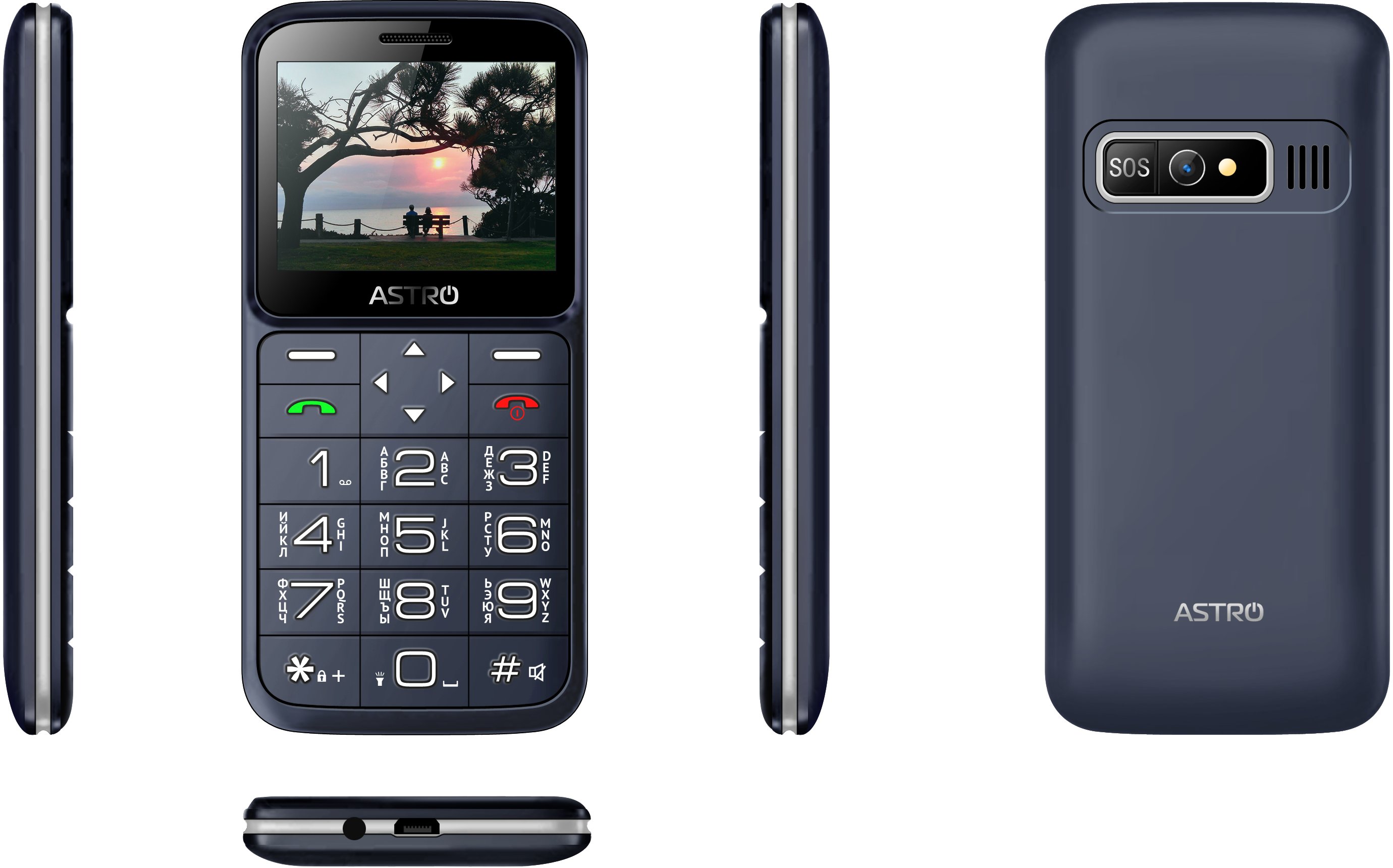 Мобильный телефон Astro A186 Navy купить | ELMIR - цена, отзывы ...