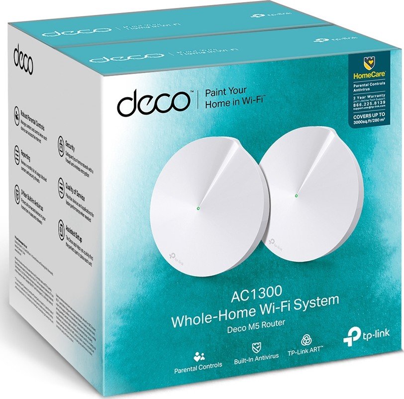 Роутер TP-Link Deco M5 Mesh (DECO-M5-2-PACK) купить | ELMIR - цена ...