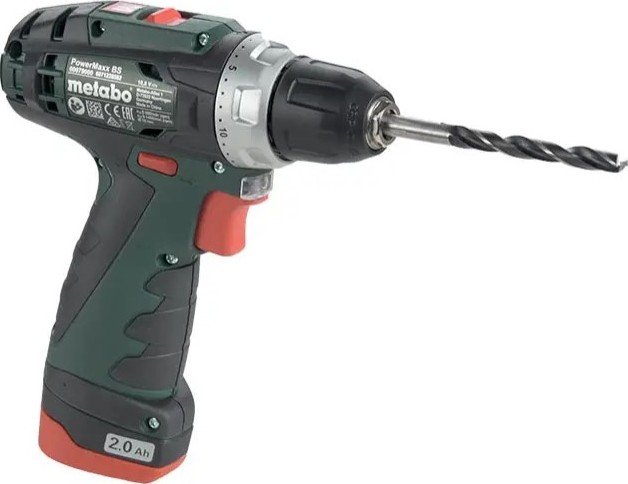 Аккумуляторная дрель-шуруповерт Metabo PowerMaxx BS Basic Set (600080880) купить | ELMIR - цена ...
