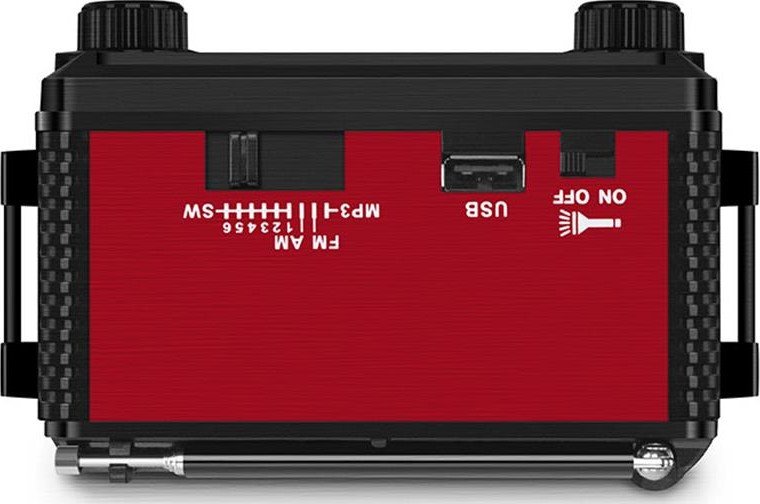 Радио Sven SRP-355 Black/Red купить | ELMIR - цена, отзывы, характеристики