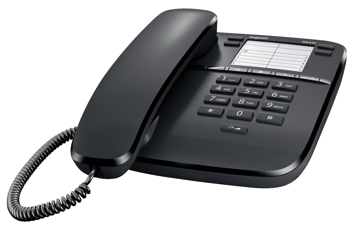 Телефон Gigaset DA310 Black купить | ELMIR - цена, отзывы, характеристики