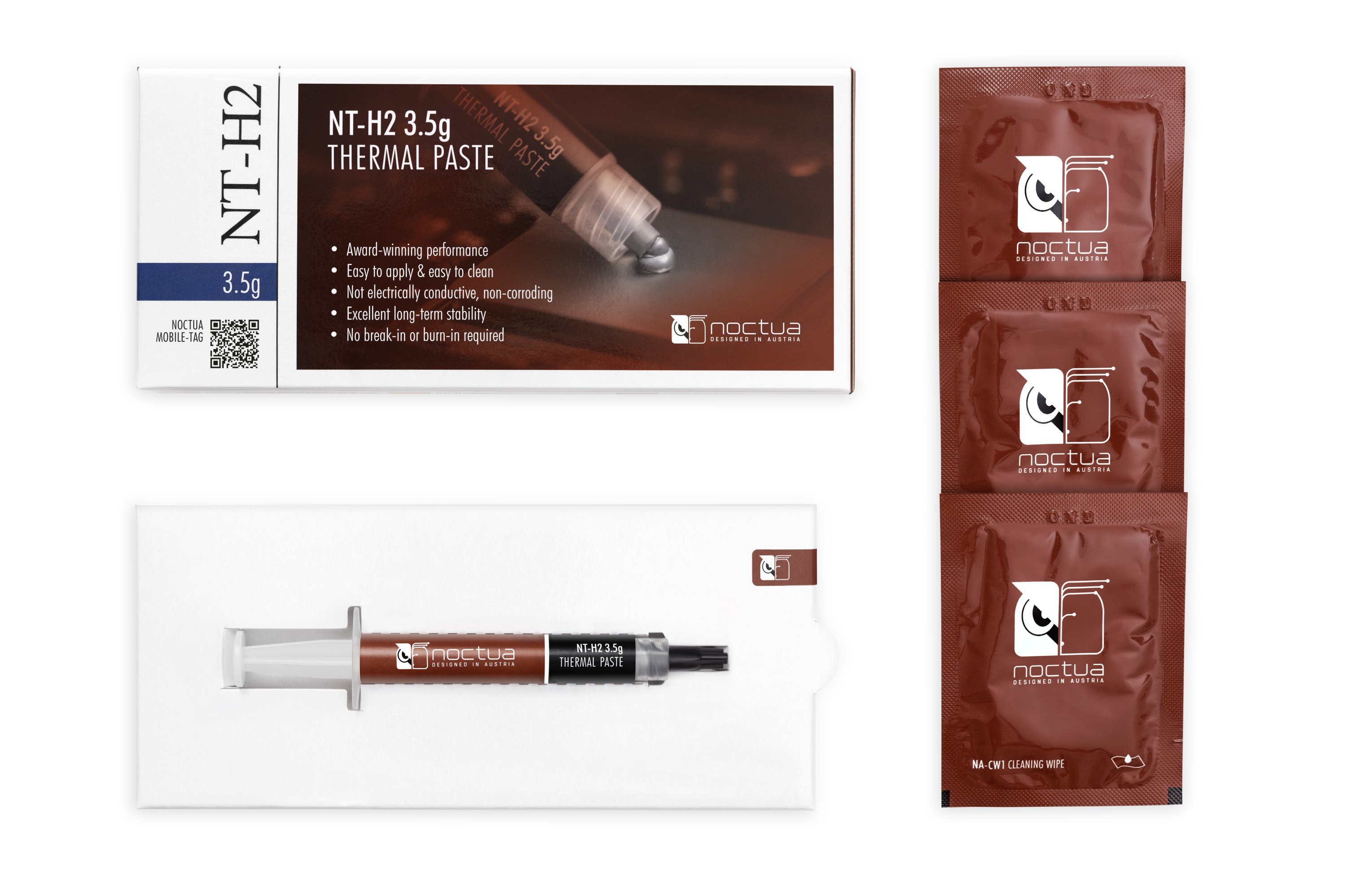 Термопаста Noctua NT-H2 3.5g купить | ELMIR - цена, отзывы, характеристики