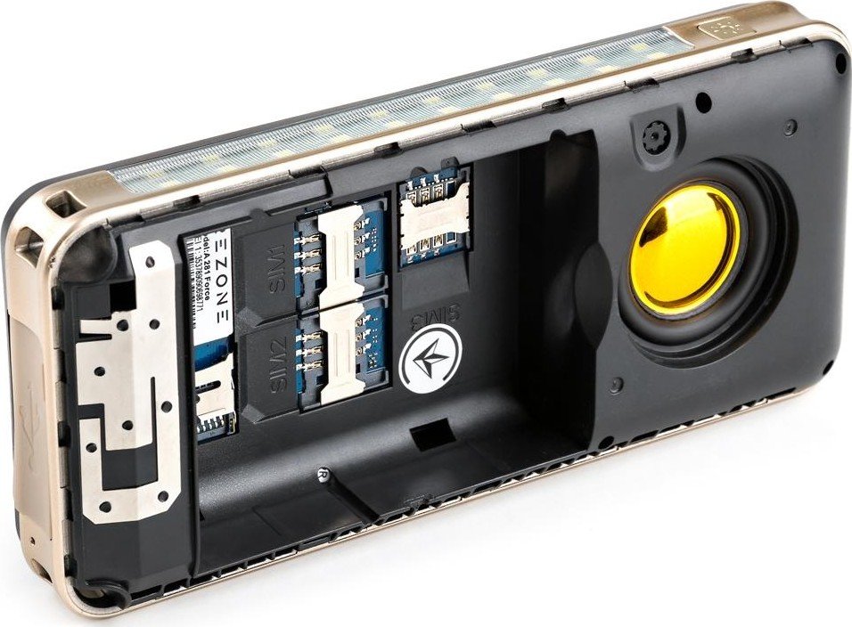 Мобильный телефон Rezone A281 Force Black купить | ELMIR - цена, отзывы, характеристики