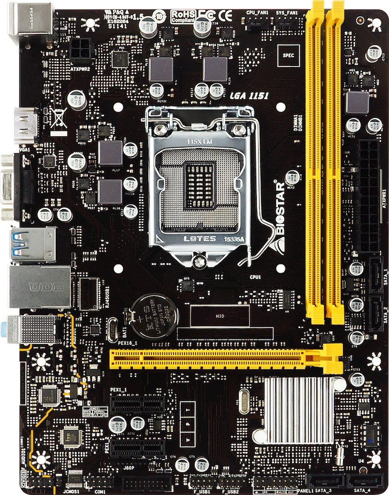Материнская плата Biostar H310MHC2 s-1151 H310 купить | Elmir - цена ...