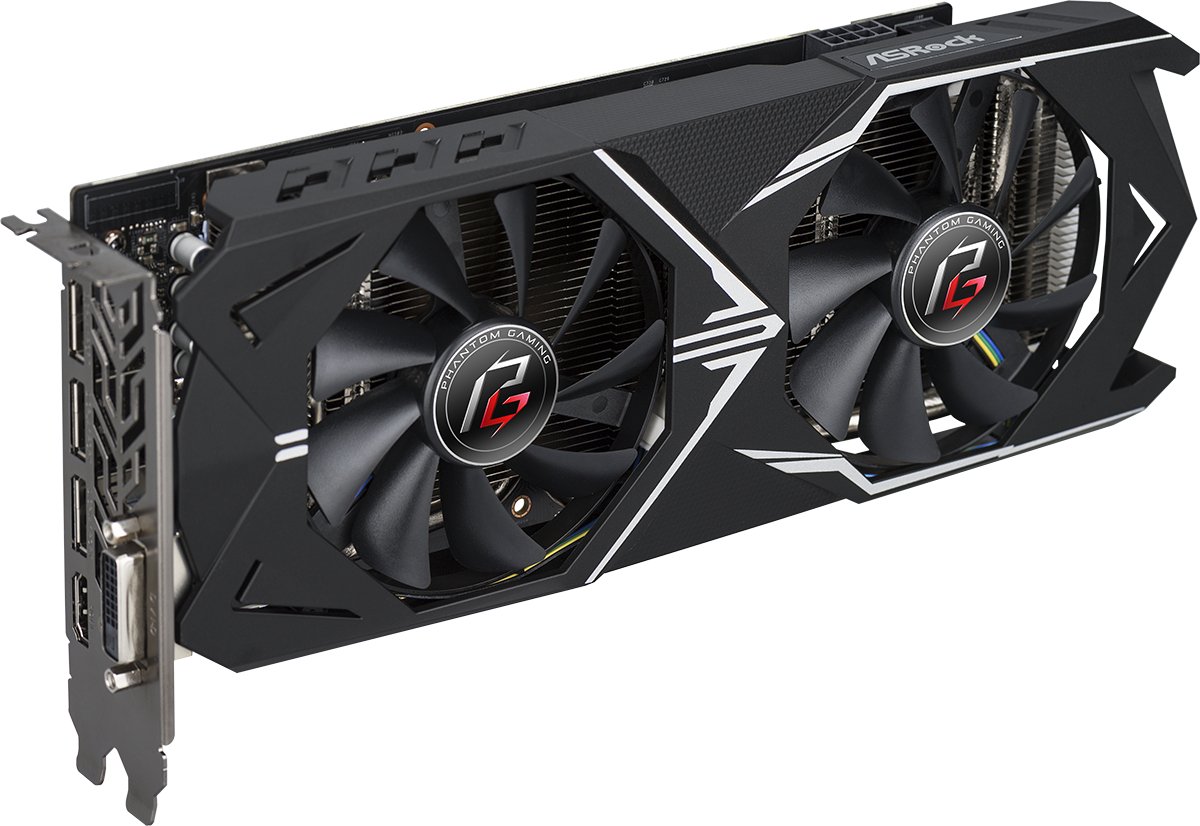 Видеокарта ASRock PCI-E Radeon RX 580 8GB DDR5 (Phantom GXR RX580 8G OC ...