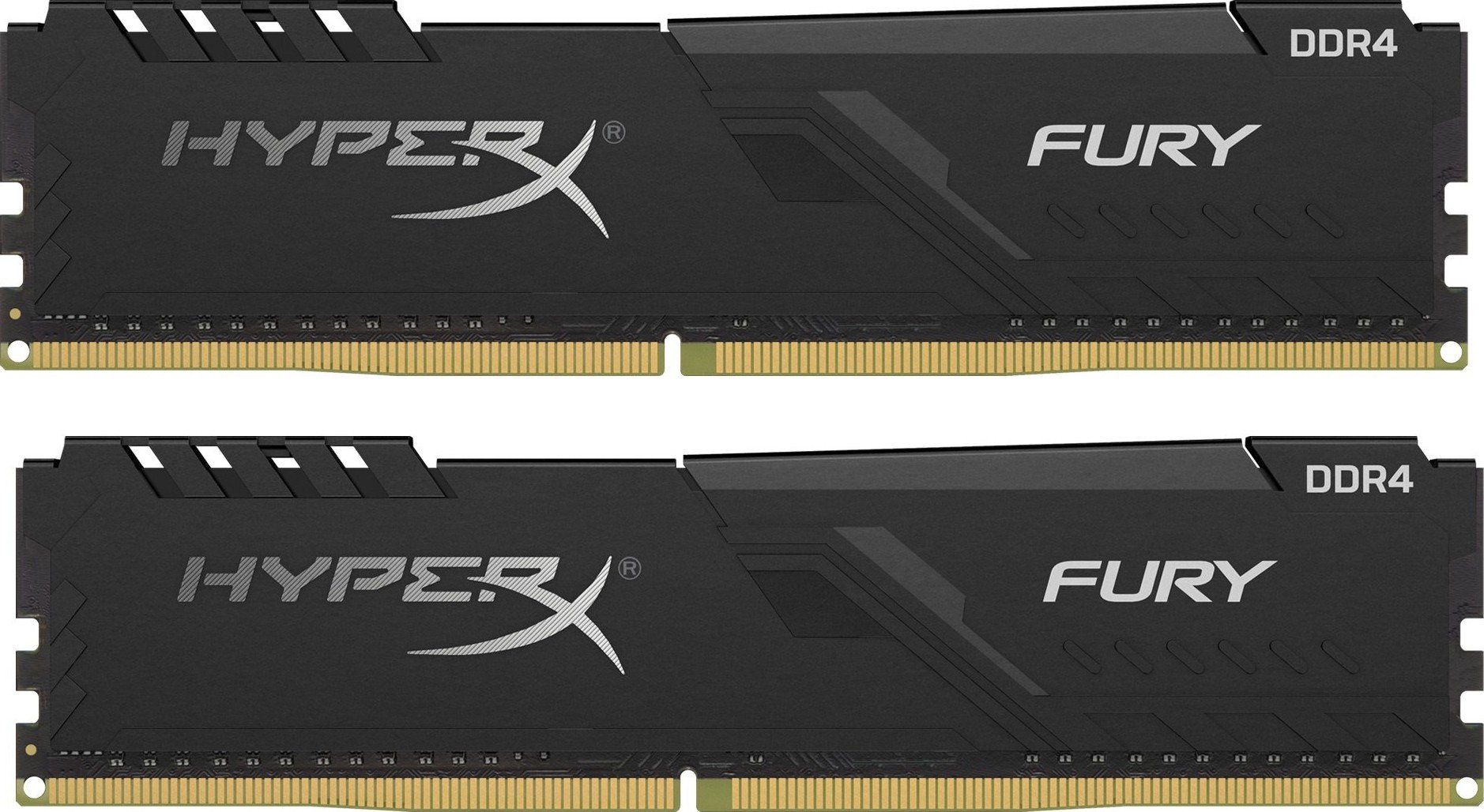 Модуль памяти HyperX DDR4 8GB 2x4GB 2666MHz Fury Black (HX426C16FB3K2/8 ...