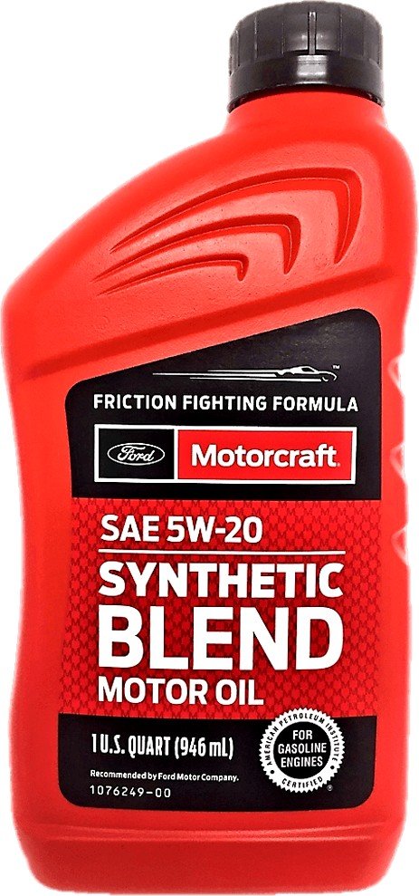 Моторное масло Ford Motorcraft Synthetic Blend Motor Oil 5W-20 0.946л ...