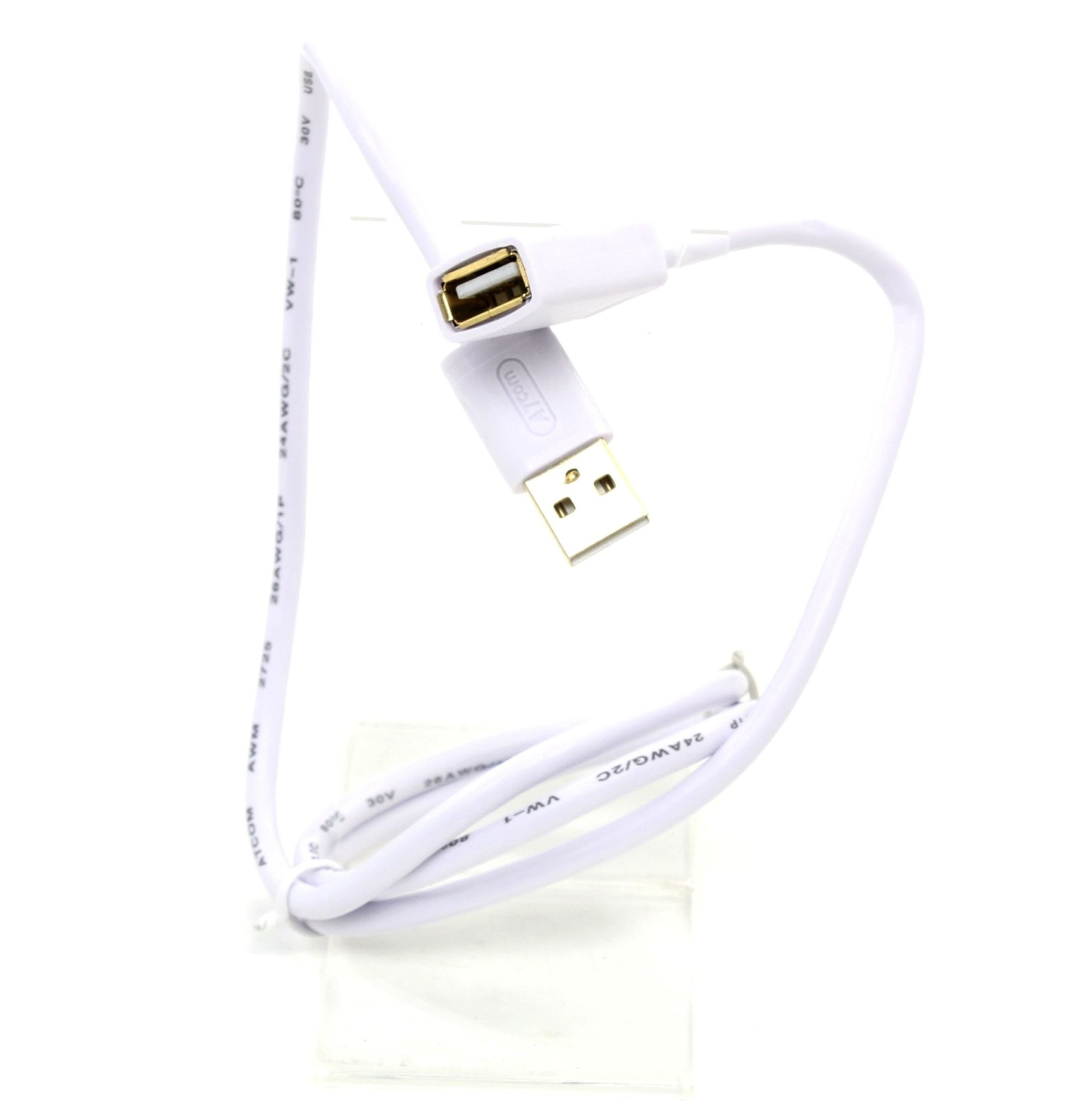 Кабель Usb2 0 Am Af Atcom 0 8 м White 13424 купить Elmir цена отзывы характеристики