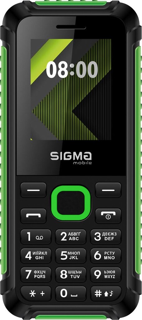 Мобильный телефон Sigma Mobile X-Style 18 Track Dual Sim Black/Green ...