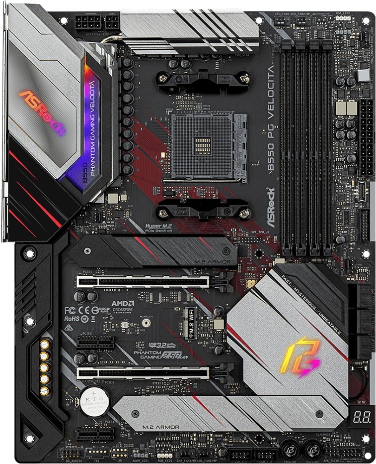 Материнская плата ASRock B550 PG Velocita s-AM4 B550 купить | Elmir ...