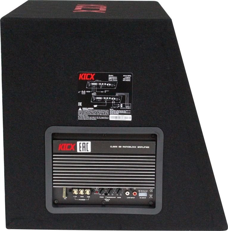 Автосабвуфер Kicx GT-311BPA купить | ELMIR - цена, отзывы, характеристики