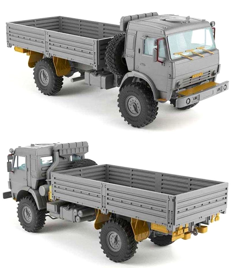 Модель Armory Современный военный грузовик 4x4 мод.4350 (смоляные ...