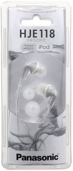 Наушники Panasonic RP-HJE118GU-S купить | ELMIR - цена, отзывы ...