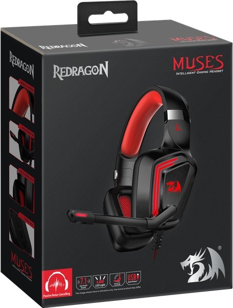 Наушники Redragon Muses H310 (78389) купить | ELMIR - цена, отзывы ...