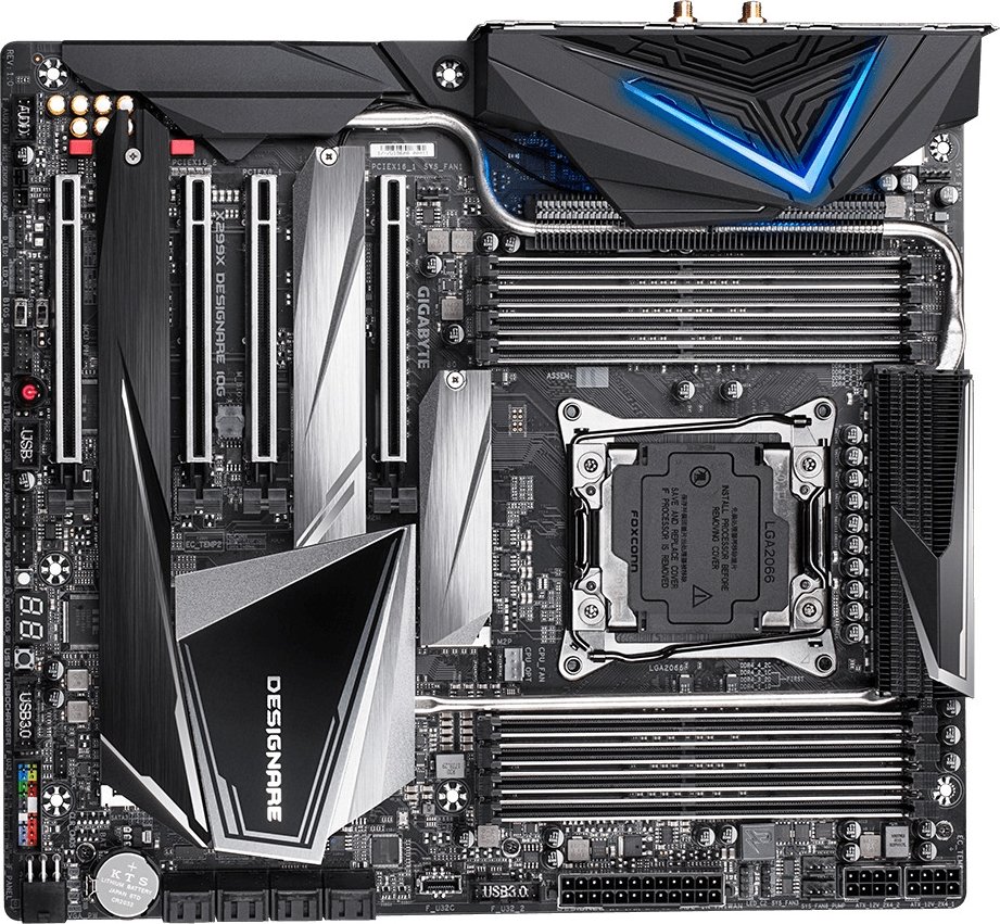 Материнская плата GigaByte X299X DESIGNARE 10G s-2066 X299 купить ...