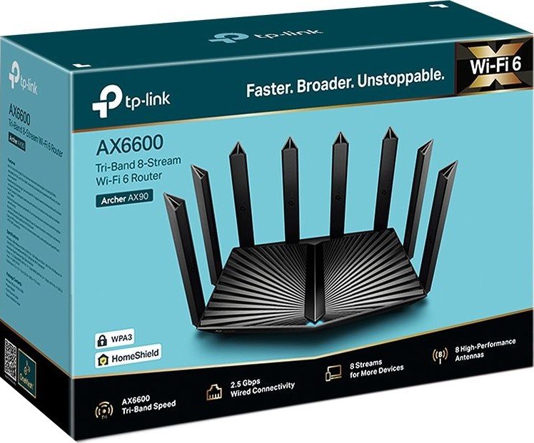Роутер TP-Link Archer AX90 купить | ELMIR - цена, отзывы, характеристики