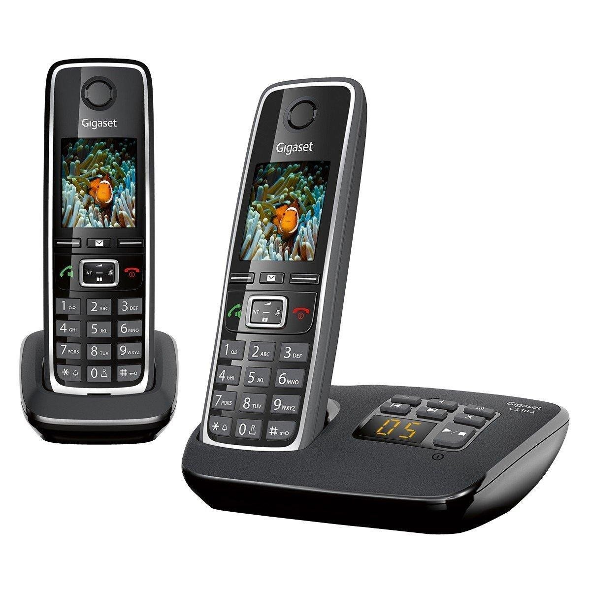 Радиотелефон DECT Gigaset C530A DUO Black купить | ELMIR - цена, отзывы ...
