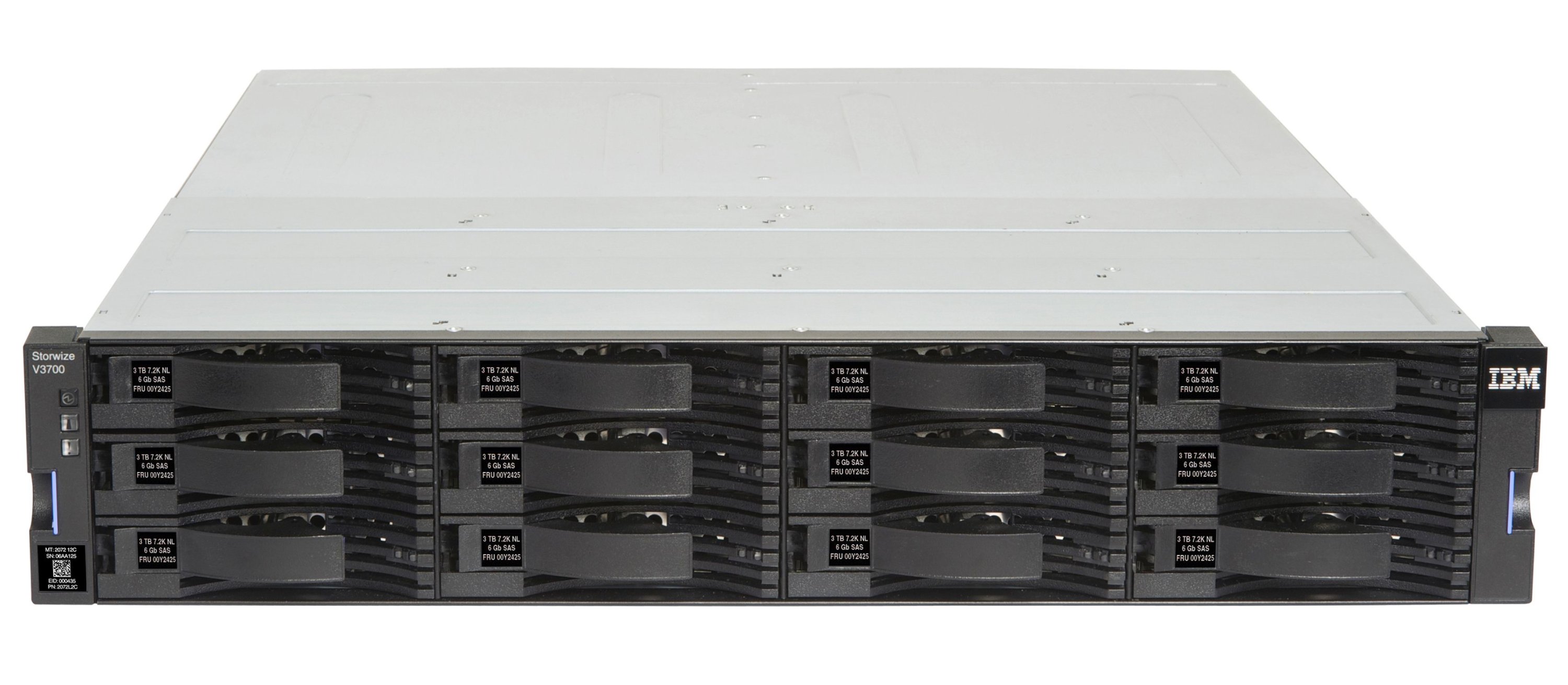 Система хранения данных IBM Storwize V3700 LFF Dual Control Enclosure ...