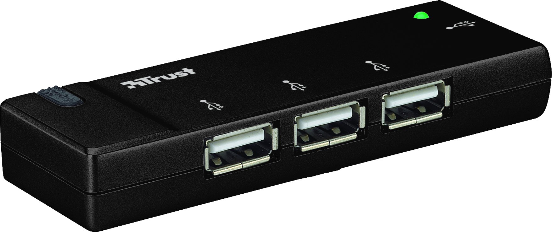 Концентратор USB2.0 Trust Mini Hub HU-4445p (15005) купить | ELMIR - цена, отзывы, характеристики