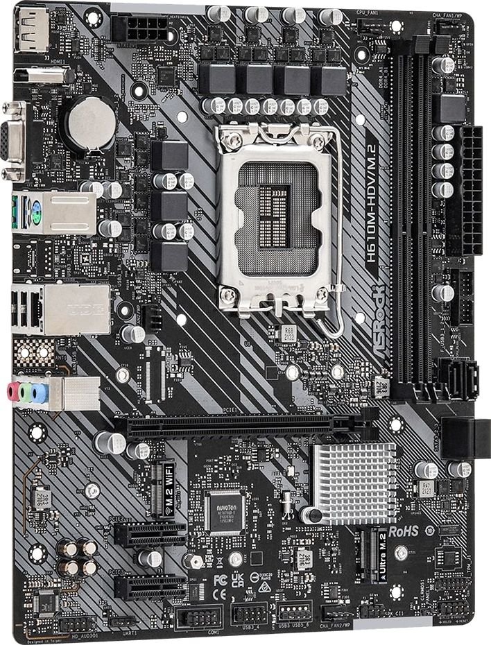 Материнская плата ASRock H610M-HDV/M.2 s-1700 H610 купить | Elmir ...