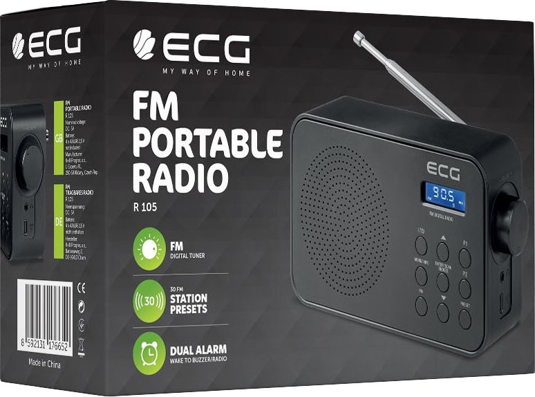 Радио ECG R 105 купить | ELMIR - цена, отзывы, характеристики