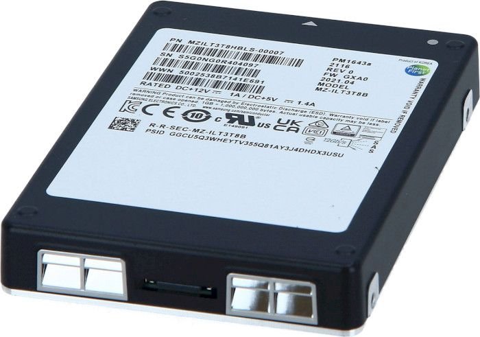 SSD-накопичувач 2.5" SAS 3.84TB Samsung PM1643a OEM (MZILT3T8HBLS-00007 ...