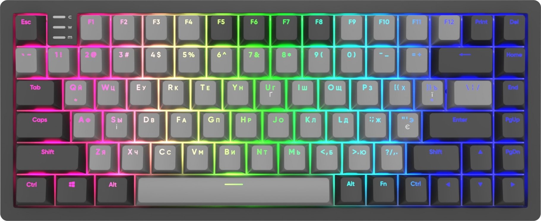 Клавиатура Dark Project Pro KD83A PBT Mech. Gateron Cap Teal (DP-KD-83A ...