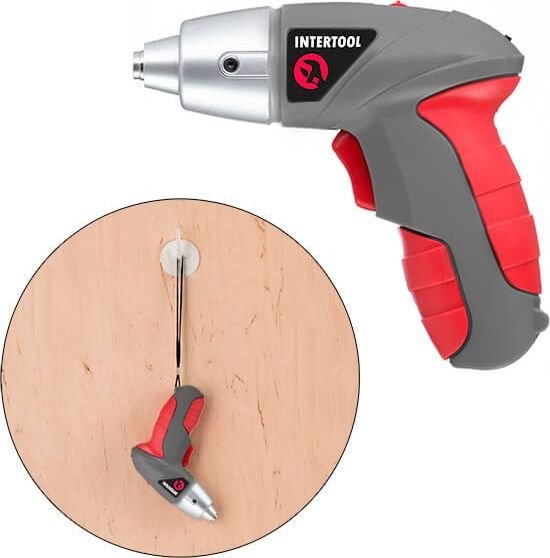 Отвертка аккумуляторная Intertool DT-0301 купить | ELMIR - цена, отзывы, характеристики