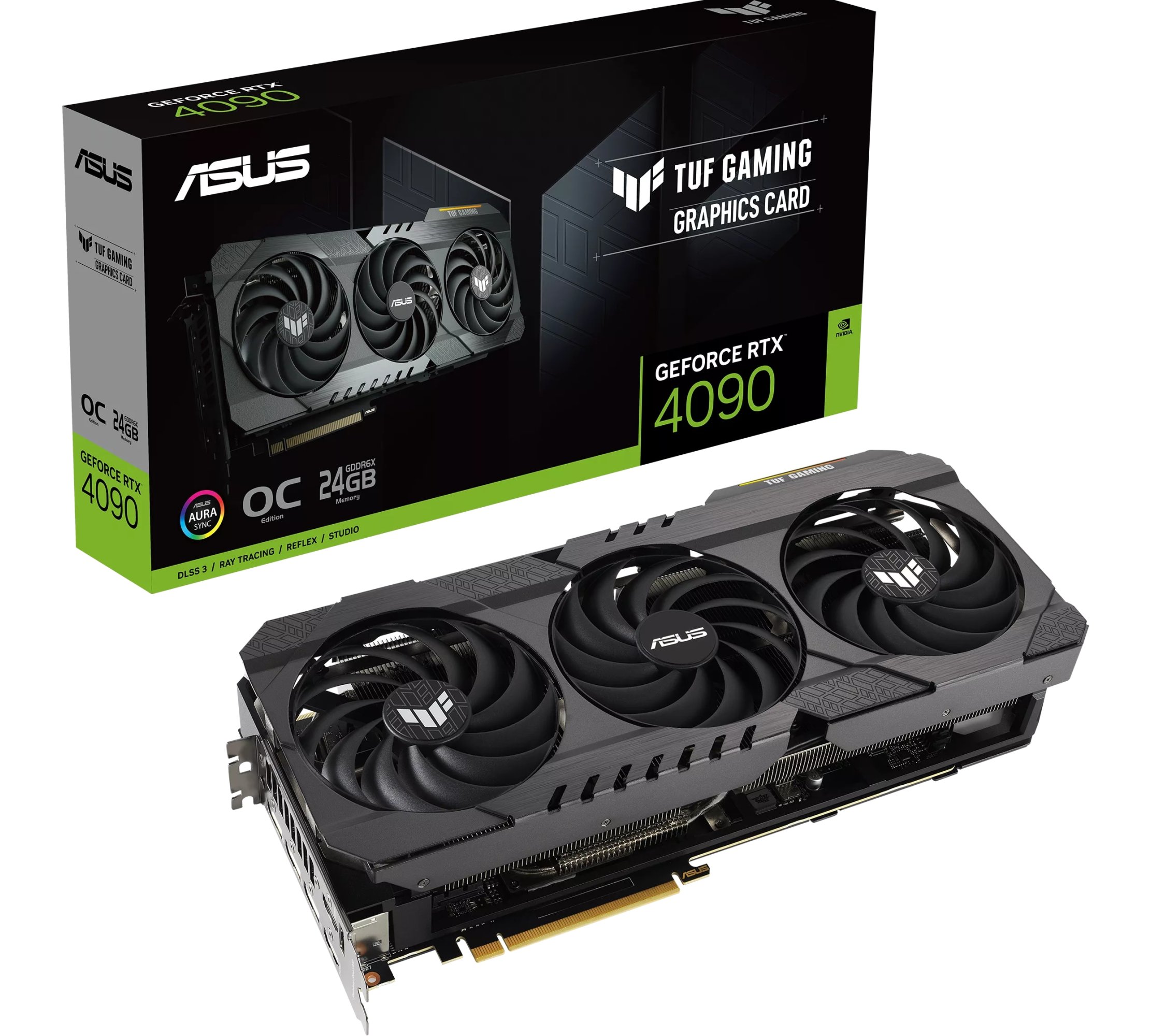 Видеокарта Asus PCI-E GeForce RTX4090 24GB DDR6X (TUF-RTX4090-O24G-OG ...