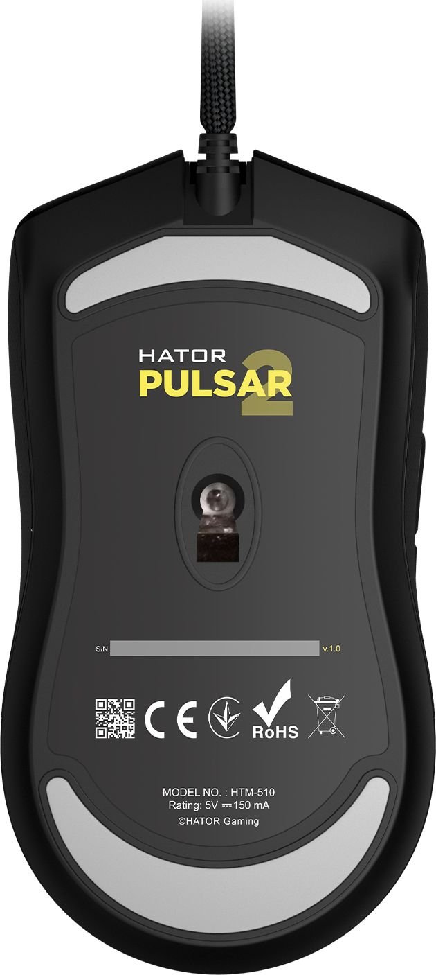 Мышь Hator Pulsar 2 USB Black (HTM-510) купить | ELMIR - цена, отзывы, характеристики