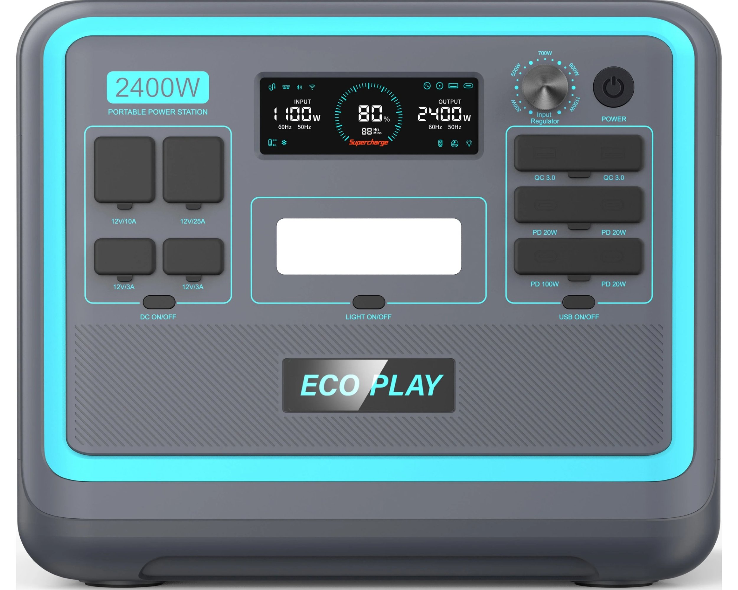 Зарядная станция EcoPlay P2400 купить | ELMIR - цена, отзывы, характеристики
