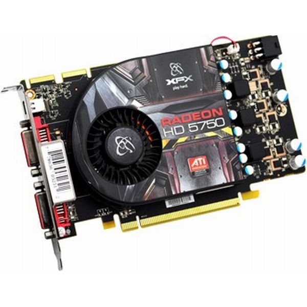 Видеокарта XFX PCI-E Radeon HD5750 1GB DDR5 (HD-575X-ZMD7) - купить в ...