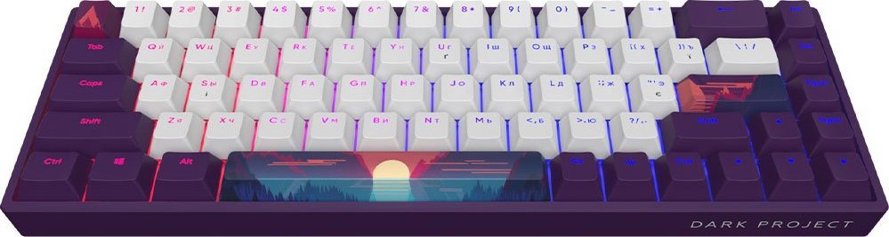 Клавиатура Dark Project 68 Sunrise RGB ANSI ENG/UA (DPP68_GSH_SUNR_ANSI ...
