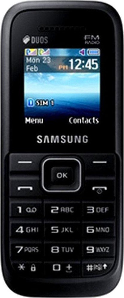 Мобильный телефон Samsung B110E Black (SM-B110EZKASEK) купить | ELMIR ...