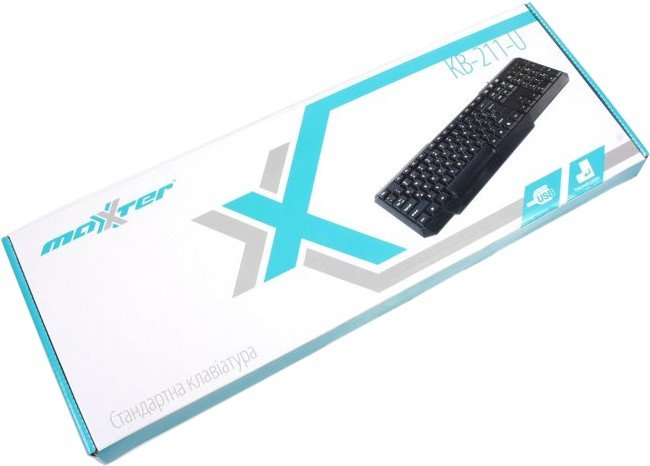 Клавиатура Maxxter KB-211-U Black USB купить | Elmir - цена, отзывы, характеристики
