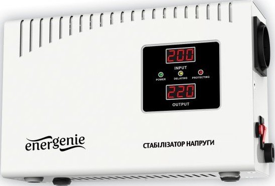 Стабилизатор напряжения EnerGenie EG-AVR-DW1000-01 купить | ELMIR - цена, отзывы, характеристики