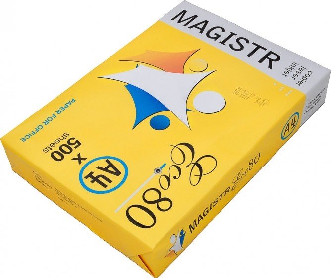 Бумага офисная A4 Magistr Eco80 80г/м, 500л. купить | ELMIR - цена ...