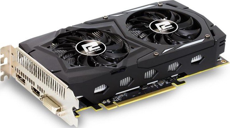 Видеокарта PowerColor PCI-E Radeon RX 560 4GB DDR5 Red Dragon (AXRX 560 ...
