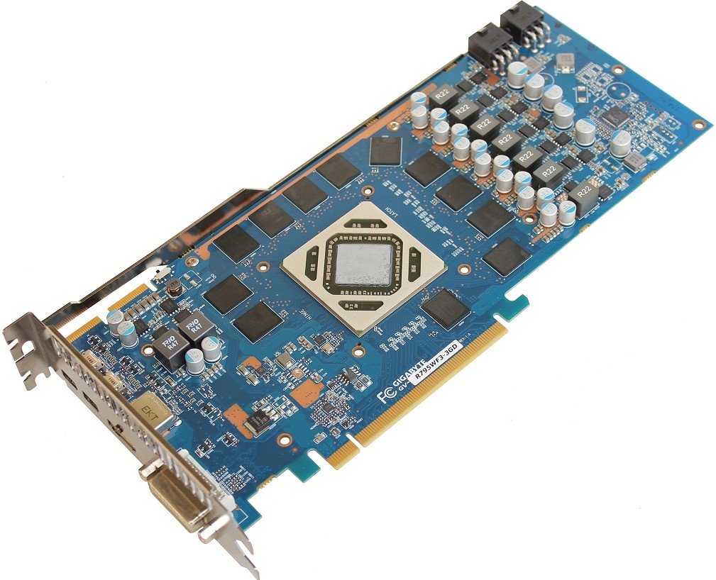 Видеокарта GigaByte PCI-E Radeon HD7950 3GB DDR5 (GV-R795WF3-3GD ...